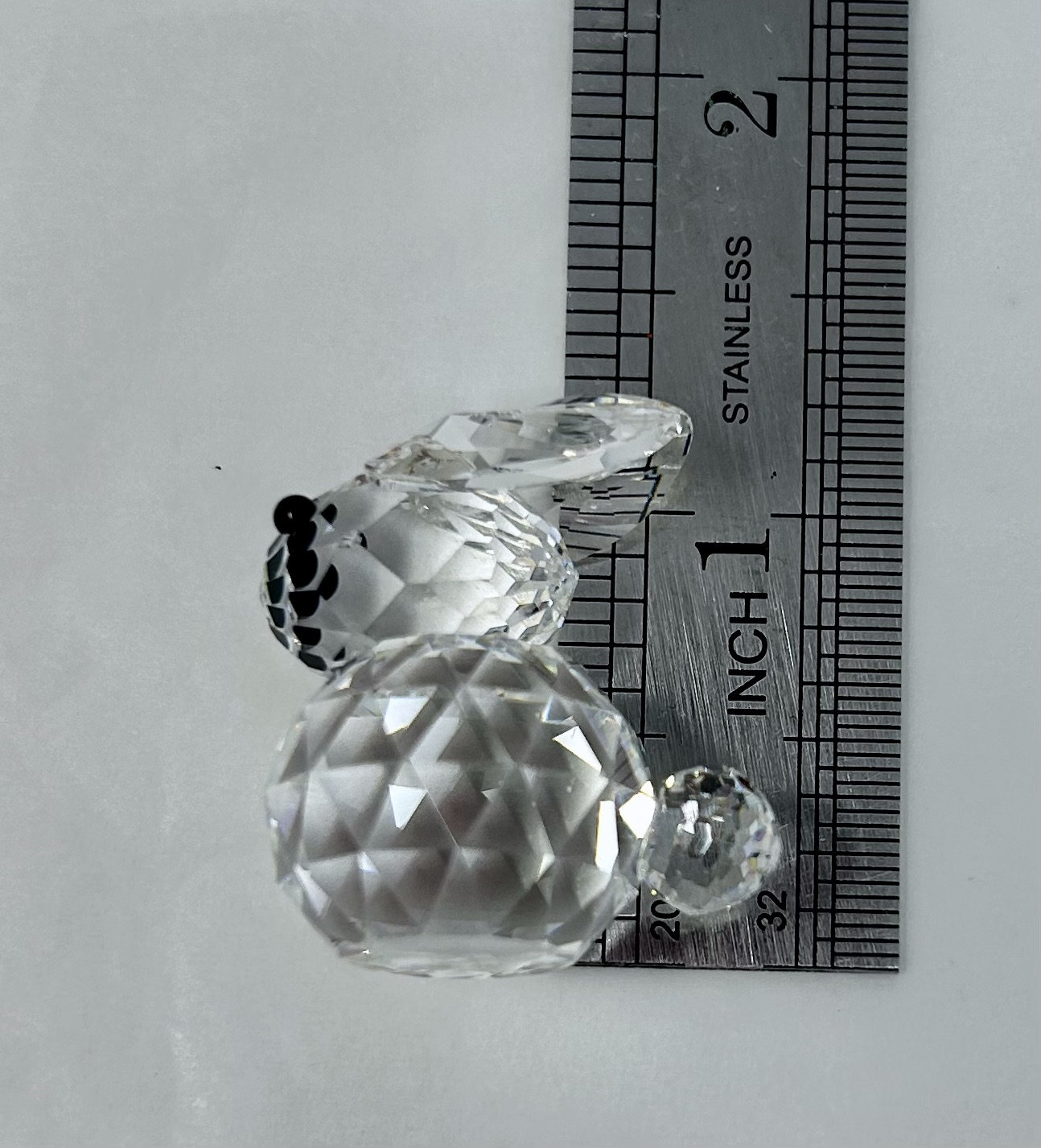 Swarovski Miniature Bunny Crystal Faceted Clear Mini - Etsy