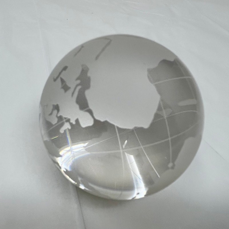 Crystal World Globe - Etsy