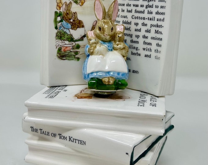 Beatrix Potter Peter Rabbit Schmid Music Box Figurine Peter Cottontail ...