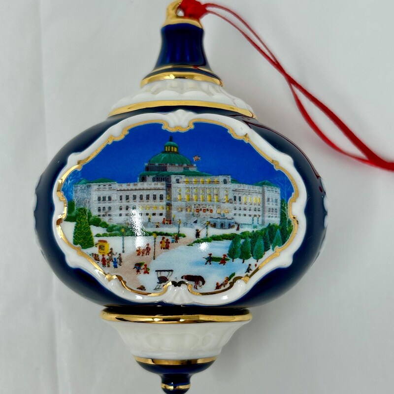 Porcelain Ornament Building - Etsy