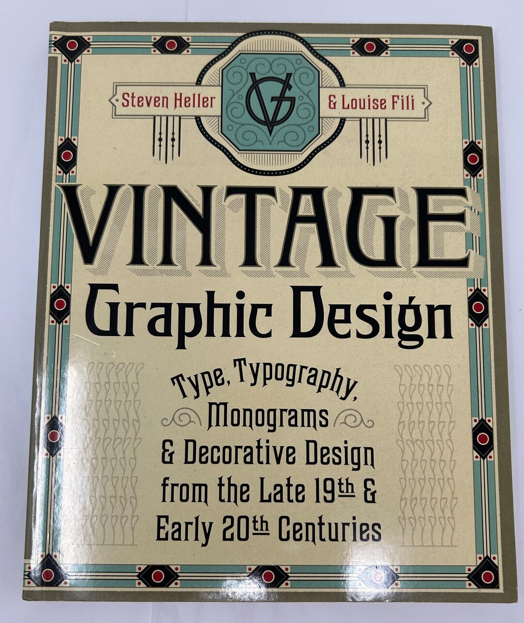 Vintage Graphic Design Book Steven Heller Louise Fili Font Typography ...