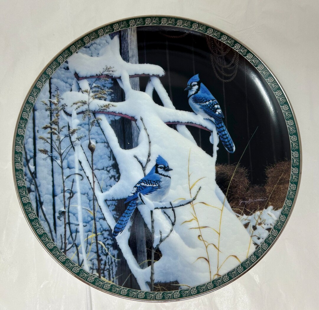 1994 Vintage "serenade at Sunrise" Plate Jerry Gadamus Limited Ed Blue ...