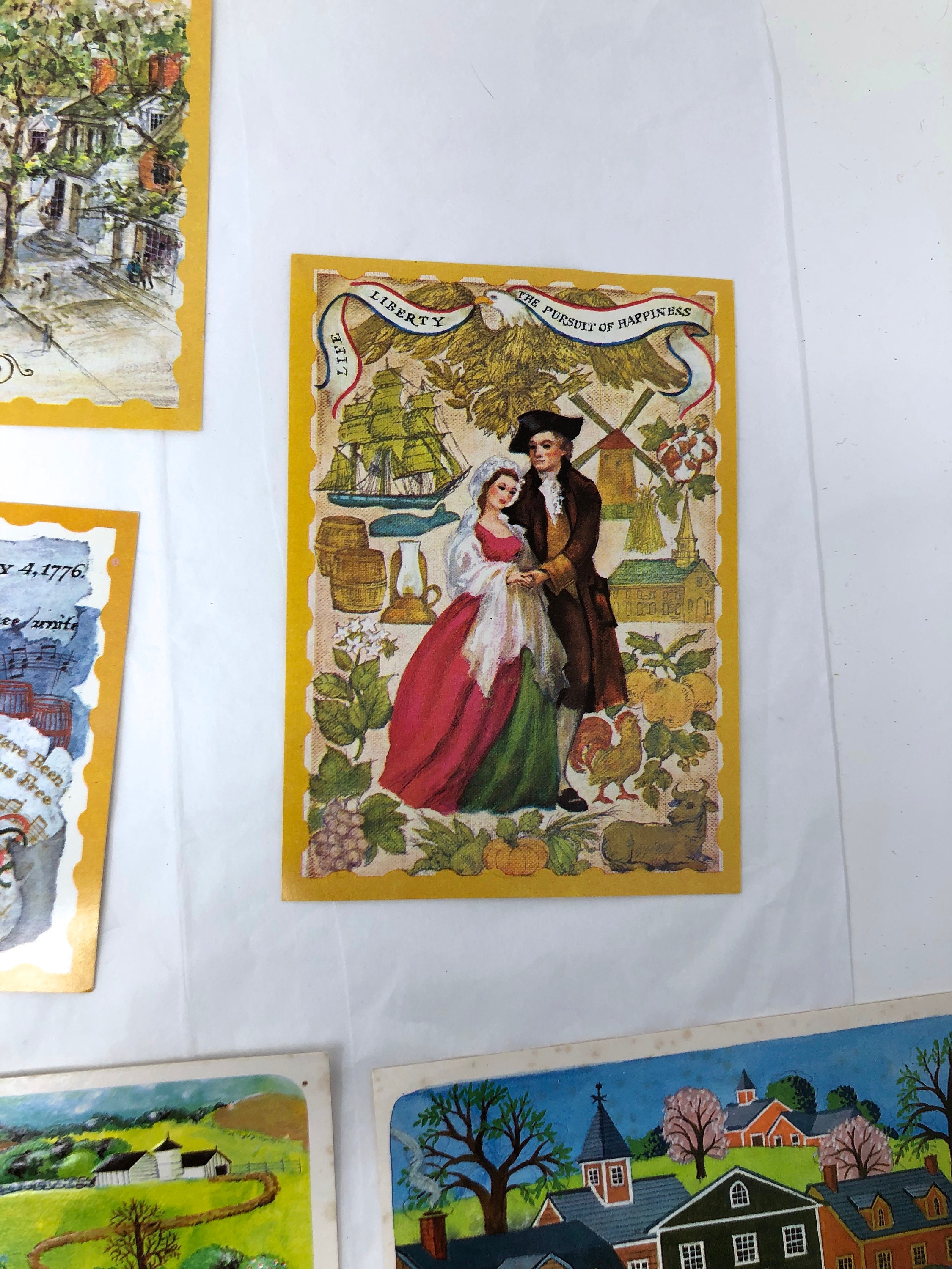 7 Vintage Art Postcards Postal Card Famous Artists Studios - Etsy