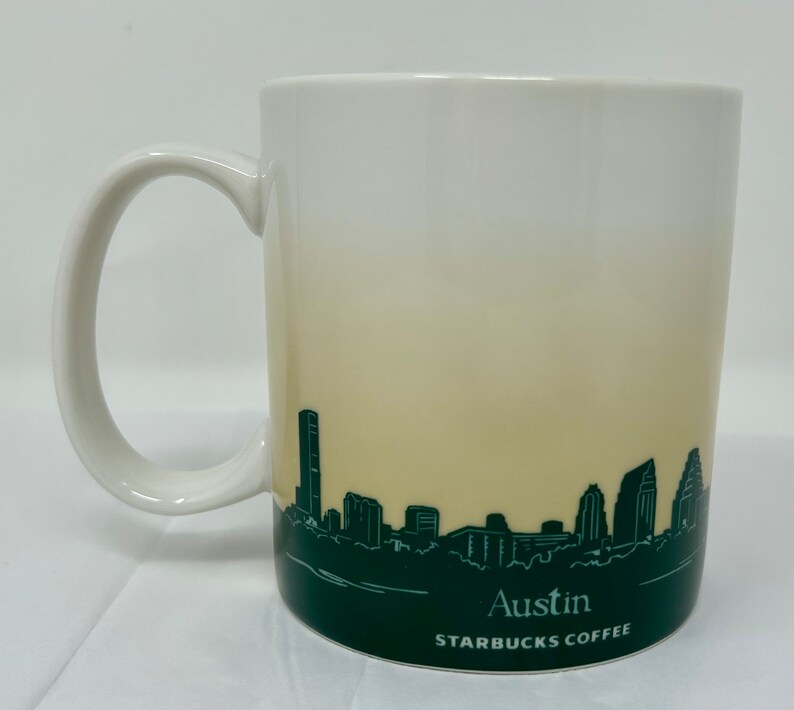 Starbucks Mug Cup Austin Texas 16 Fl Oz City Music Coffee - Etsy