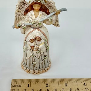 Jim Shore for Enesco Angel Ornament Heartwood Creek 5 Nativity Woodland ...