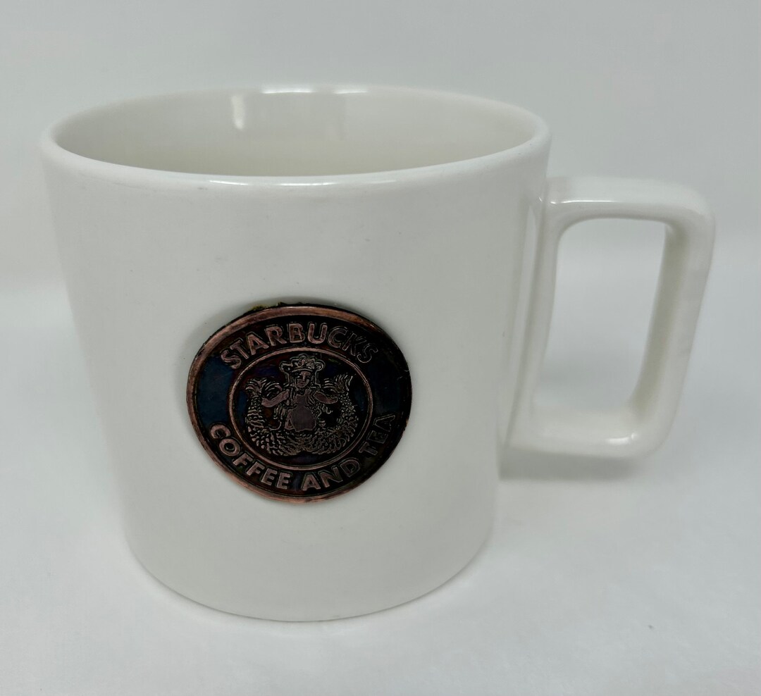 Starbucks Mug 16 Fl Oz Metal Stamp Logo Coffee Tea Cup - Etsy