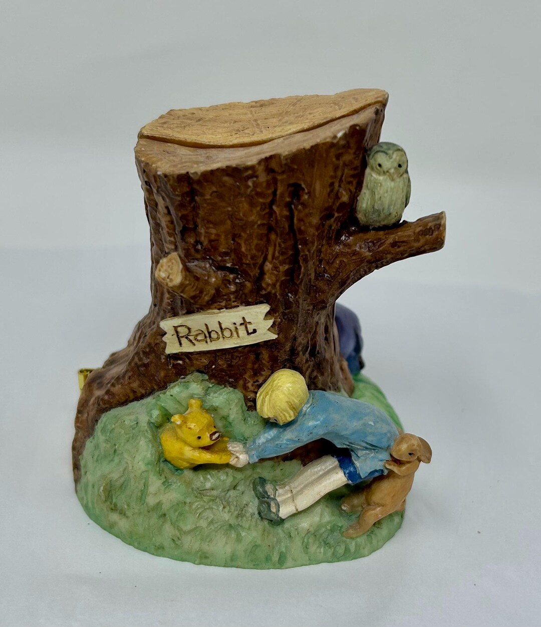 Rare! Winnie the Pooh Christopher Robin Rabbit's Tree House Toy Hinge ...