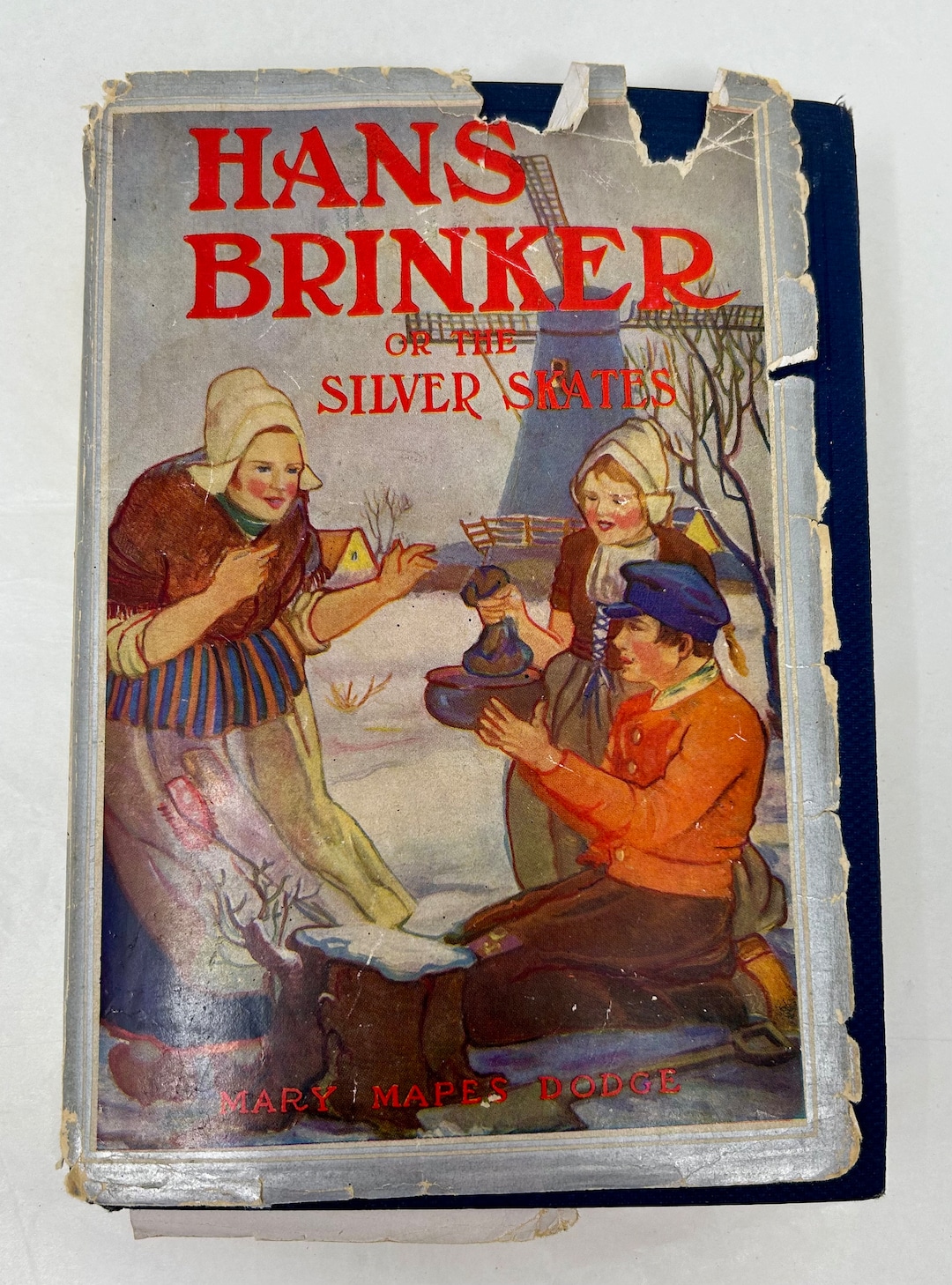 Vintage Book HANS Brinker Silver Skates Holland Mary Mapes Dodge Ice ...