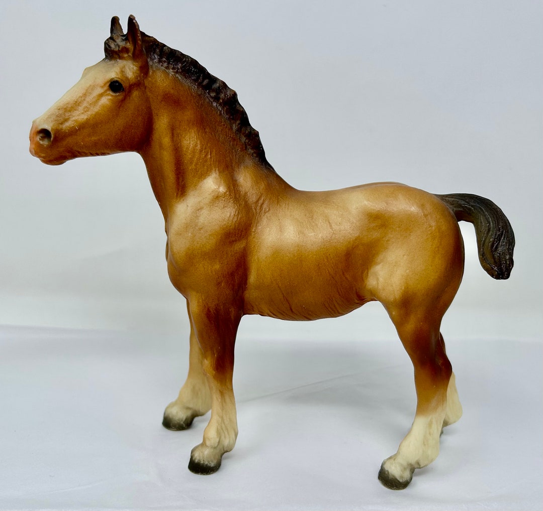 Vintage 1969-1989 Breyer Model Horse Clydesdale Foal Pony 84 Chestnut ...