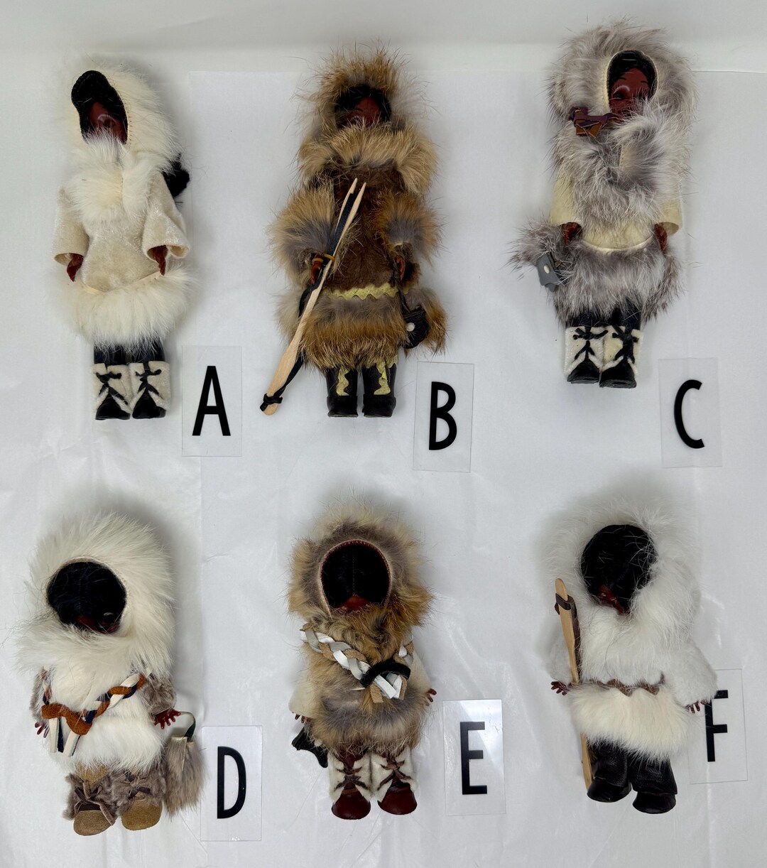 Vintage Alaska Native-inspired Blinking Eye Dolls – Fur Parkas ...
