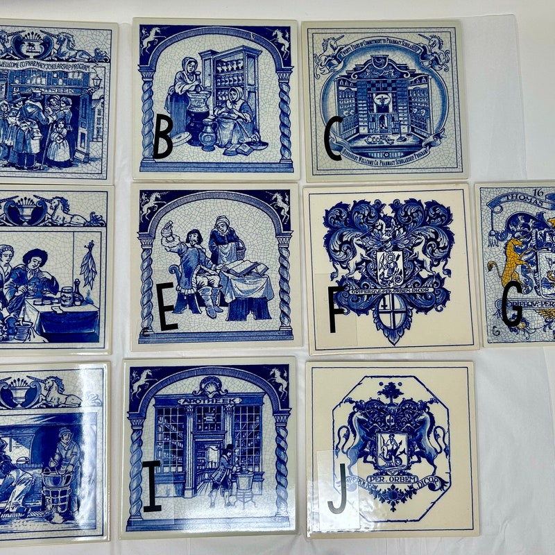 Blue Delft Tiles - Etsy