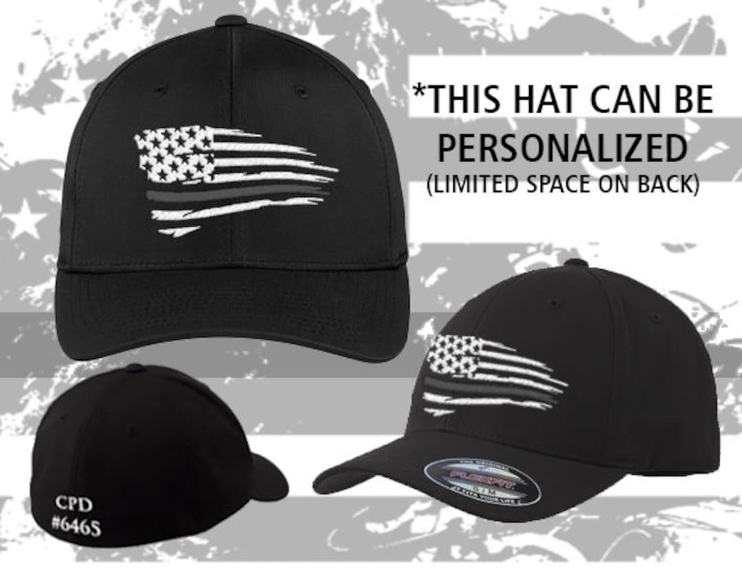 Corrections Officer // Thin Grey Line // Fitted // Flexfit // Hat ...