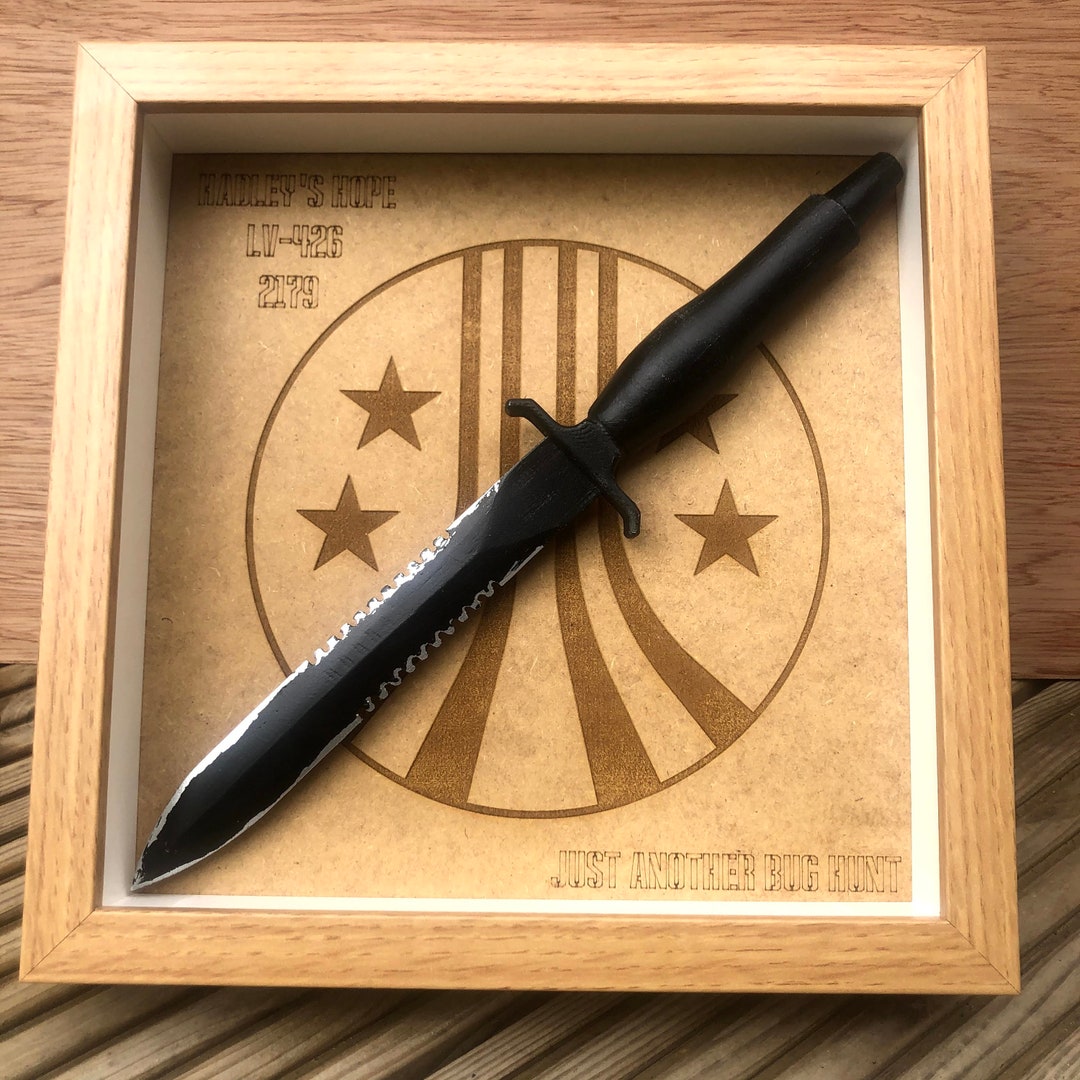 Aliens Theme Framed Combat Knife - Etsy