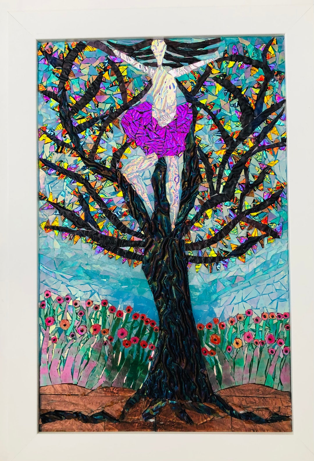 Tree Dancer Glass Wall Art - Etsy