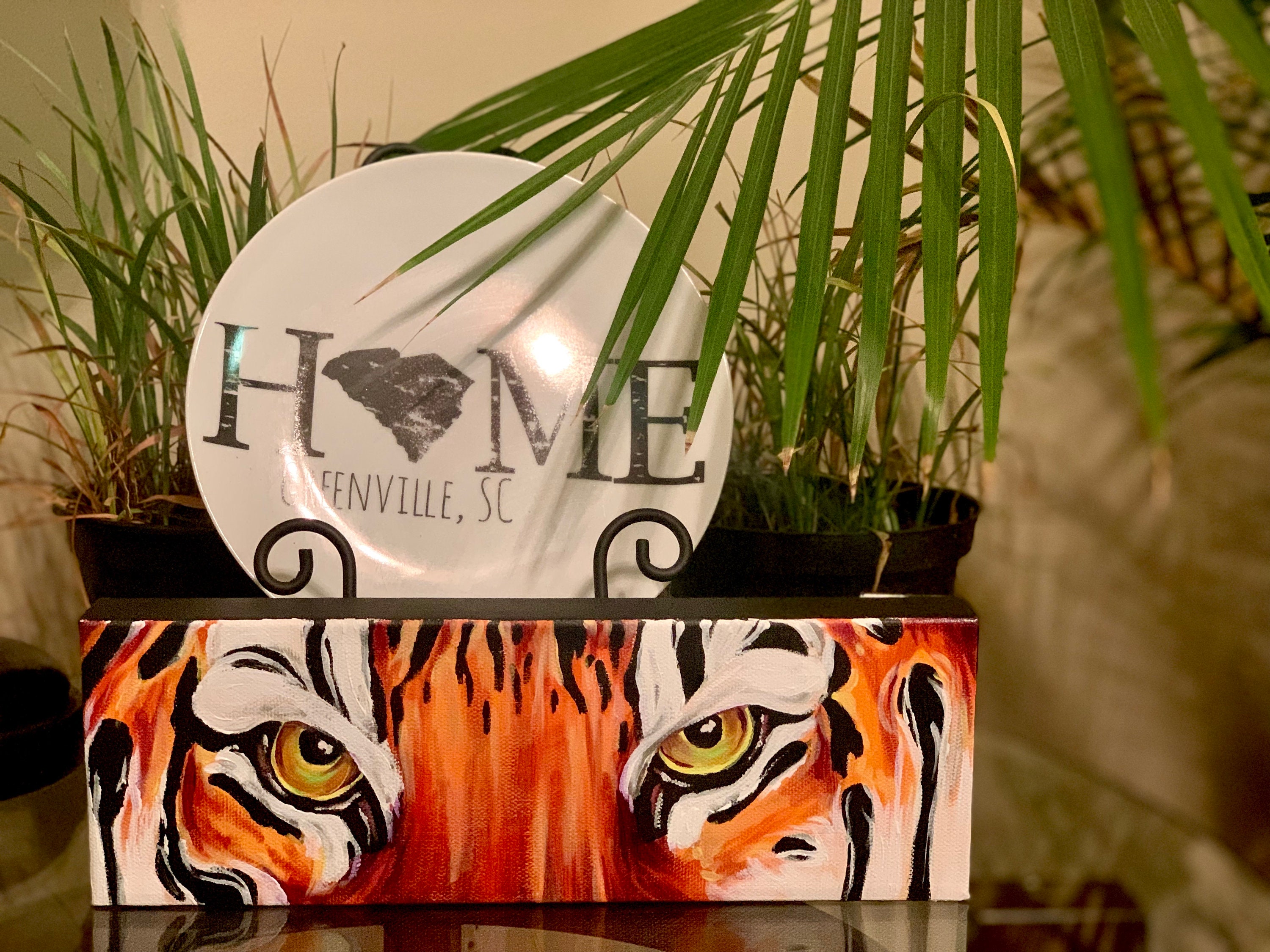 Tiger Eyes, Clemson Painting, Clemson Art, Clemson Tigers, Clemson ...