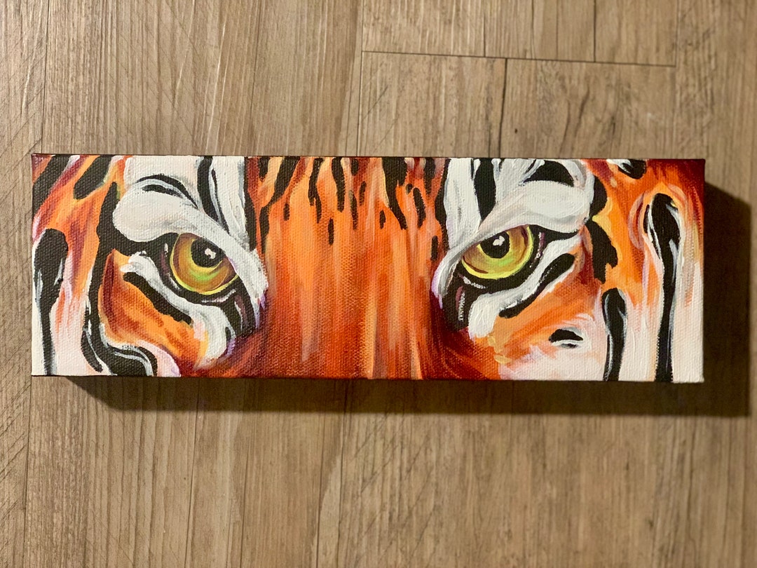 Tiger Eyes, Clemson Painting, Clemson Art, Clemson Tigers, Clemson ...