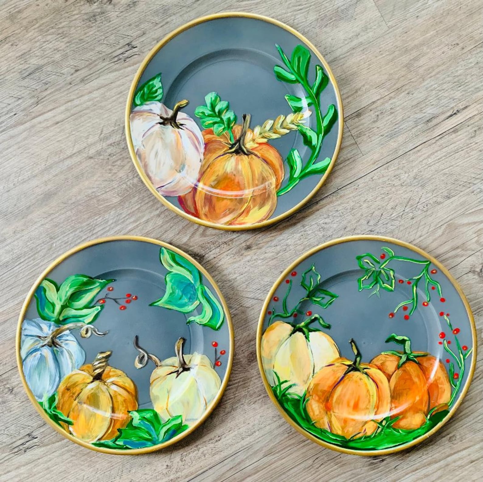 Fall Decor Plate, Decorative Fall Plate, Fall Decor, Home Decor, Fall ...