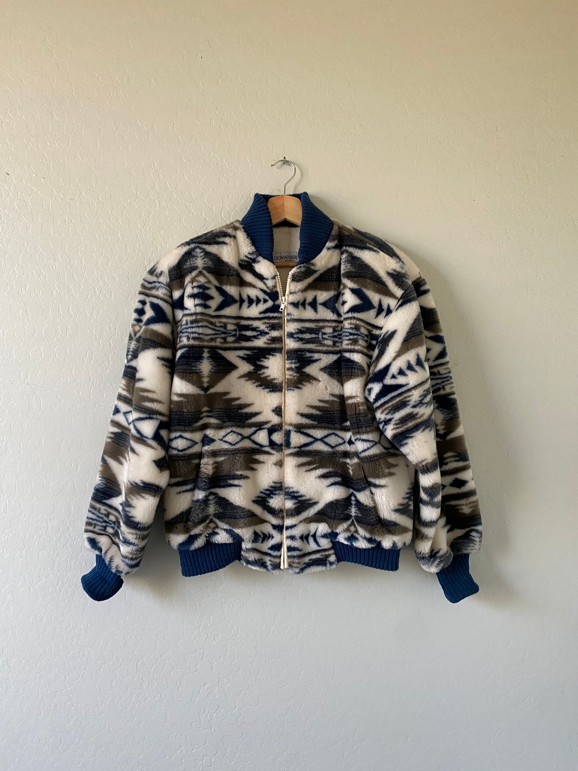 Vintage Faux Fur Aztec Coat - Etsy