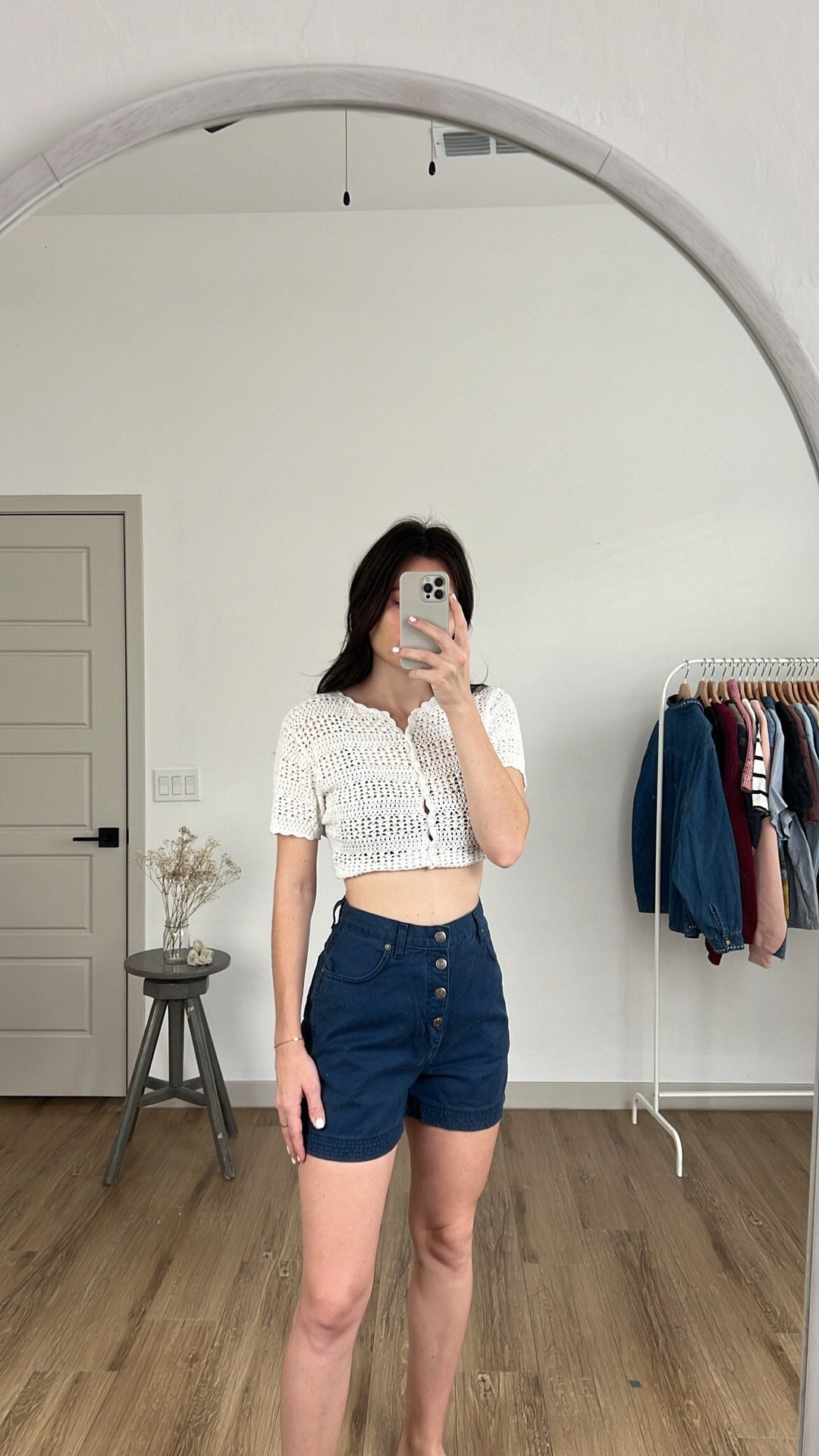 Waist 26 Vintage High Waisted Shorts - Etsy