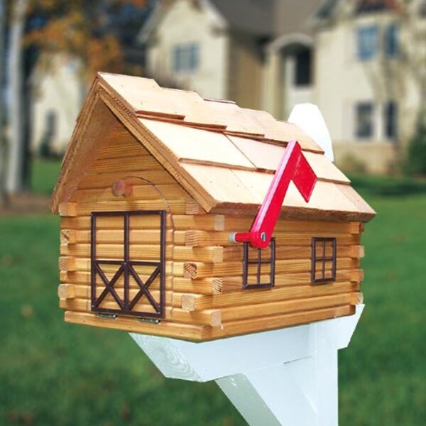 Log Cabin Mailbox - Etsy