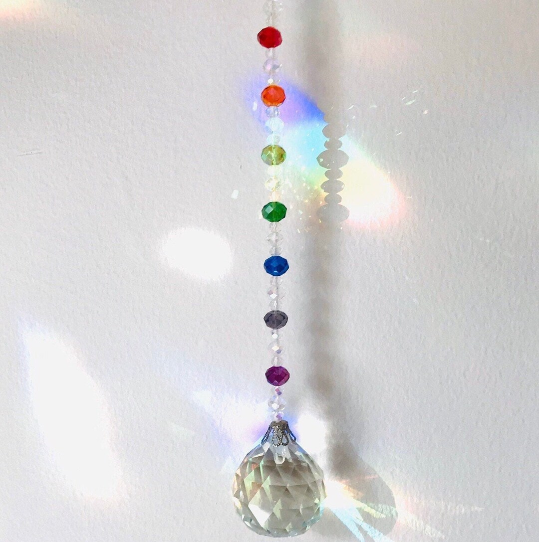 Crystal Sun Catcher Rainbow Maker Window Decor Hanging Prism - Etsy