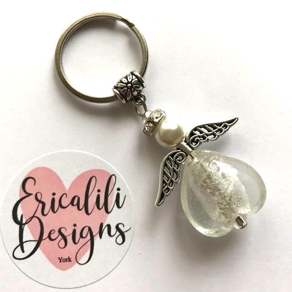 Angel Keyring - Etsy