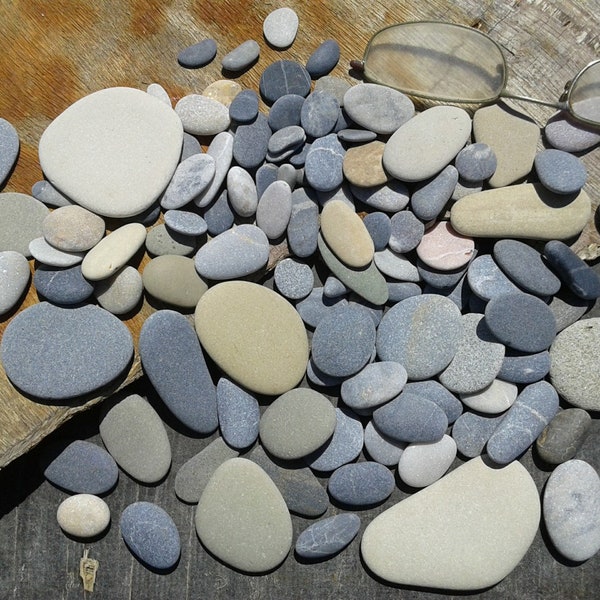 Flat Beach Stones - Etsy