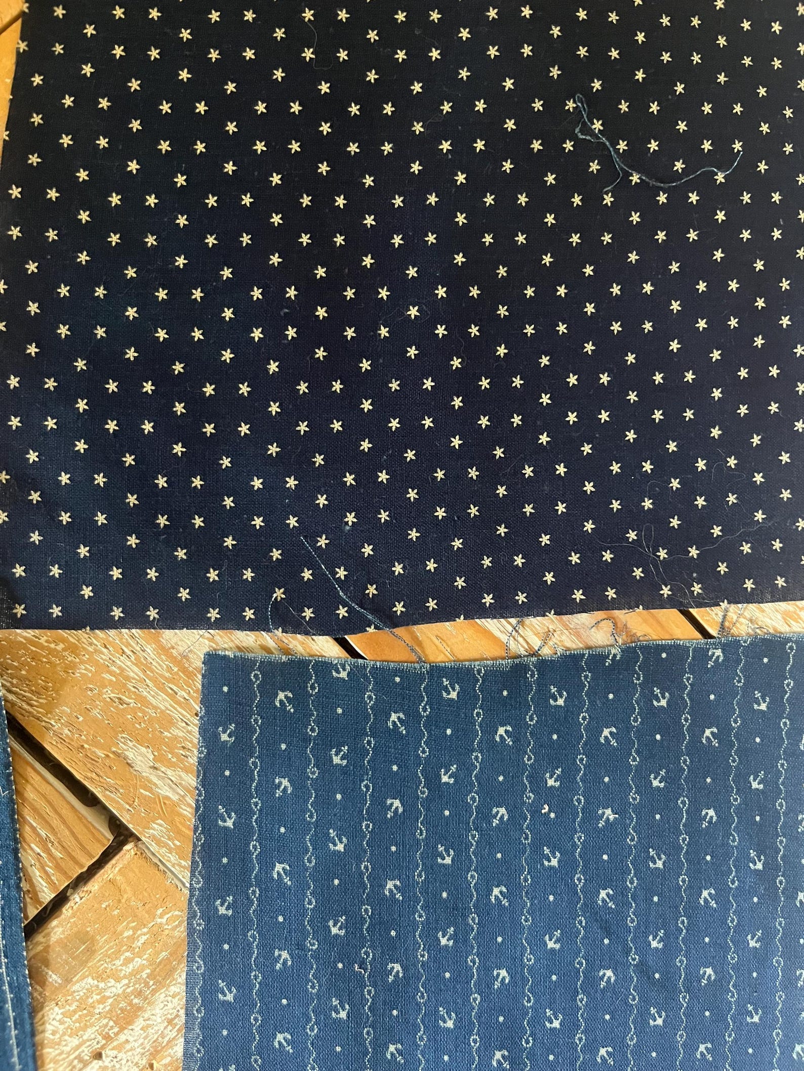 Back in Time Textiles! Antique 1860-1910 Early Mix of Blue, Claret and ...