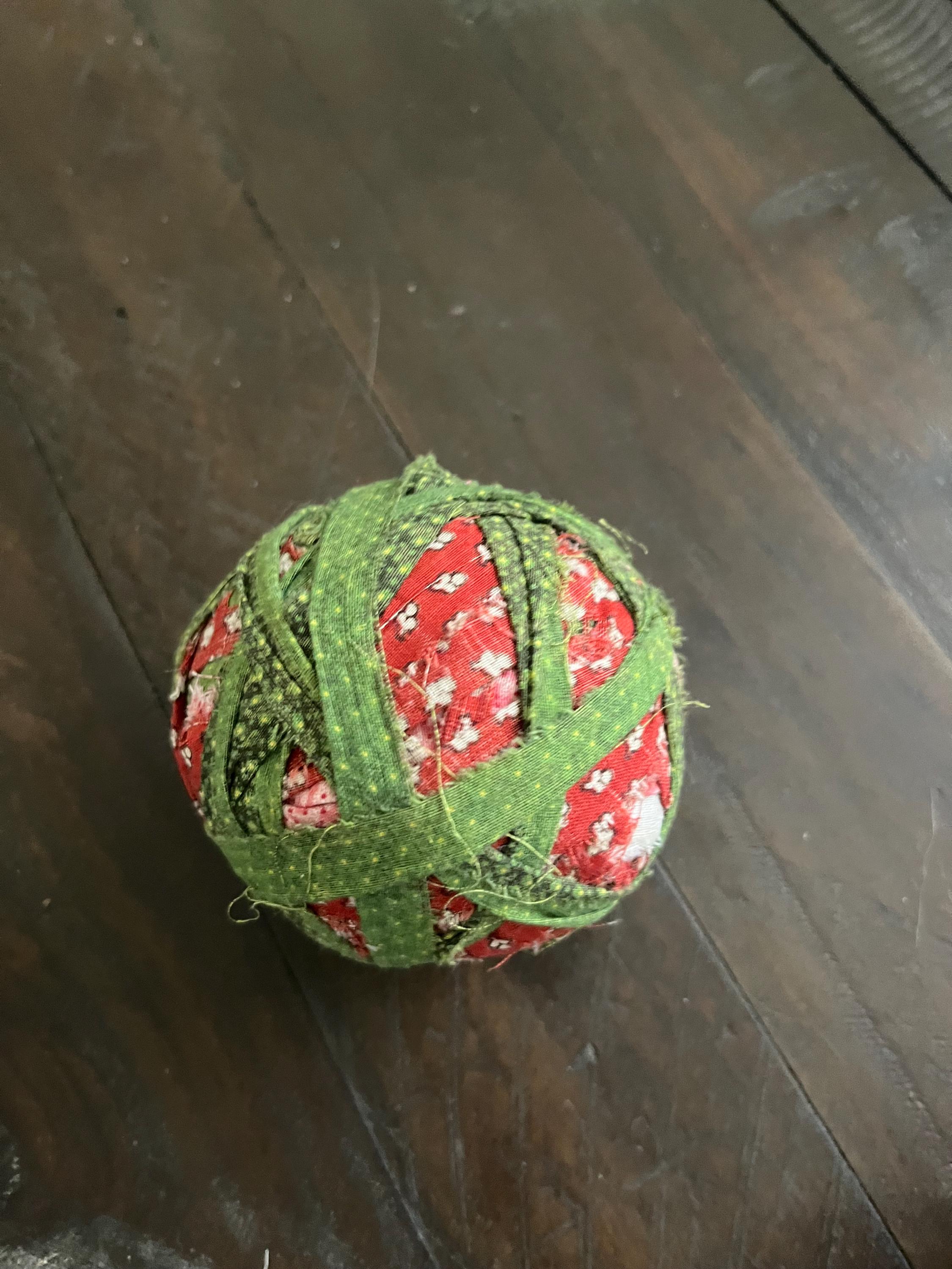 Back in Time Textiles Three Primitive Antique Fabric Rag Balls All Made ...