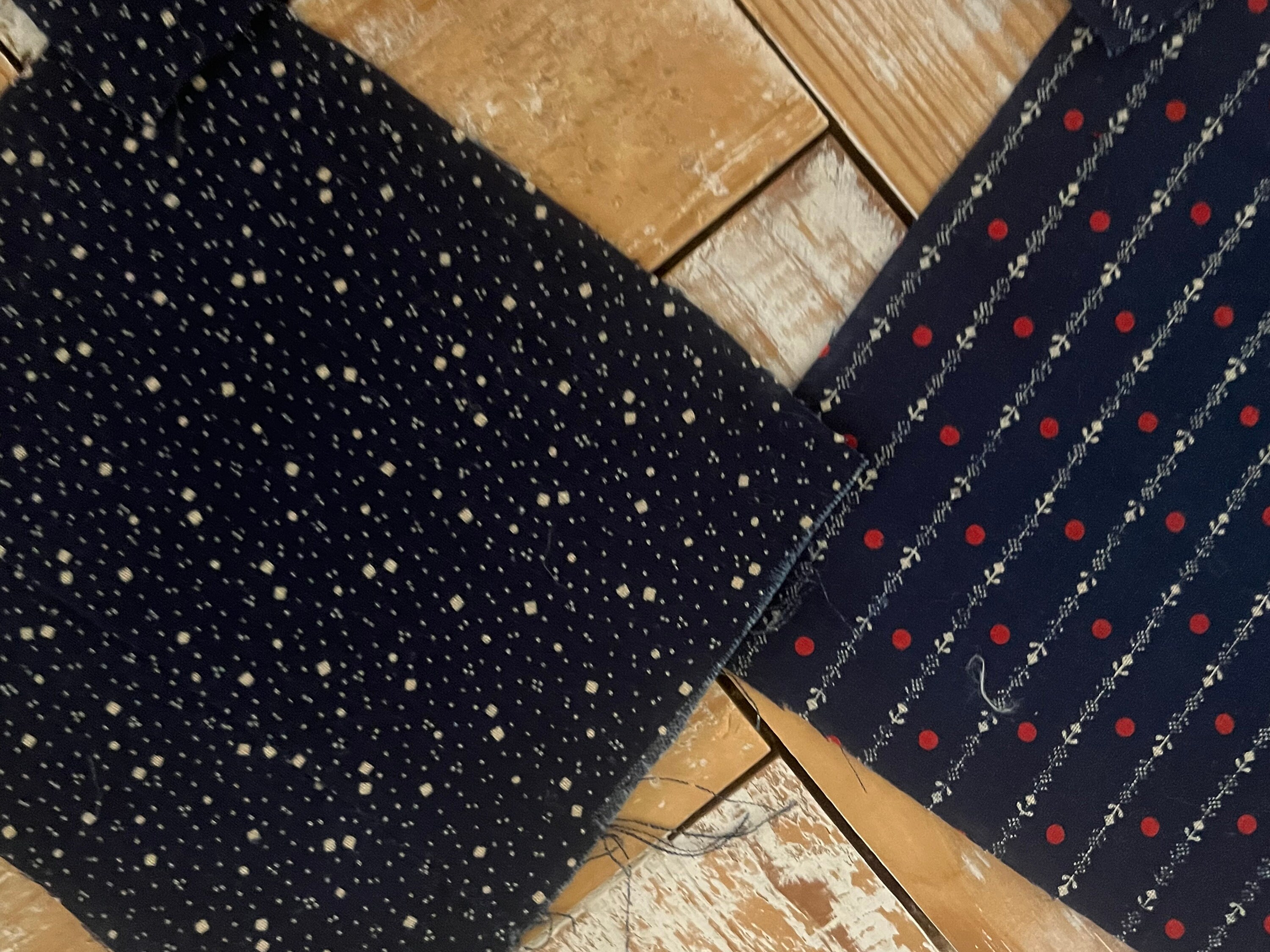 Back in Time Textiles Antique 1880-90 Indigo Blue Calico Fabric ...
