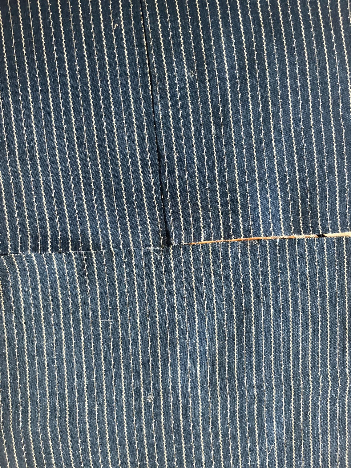 Back in Time Textiles! Antique 1860-1910 Early Mix of Blue, Claret and ...
