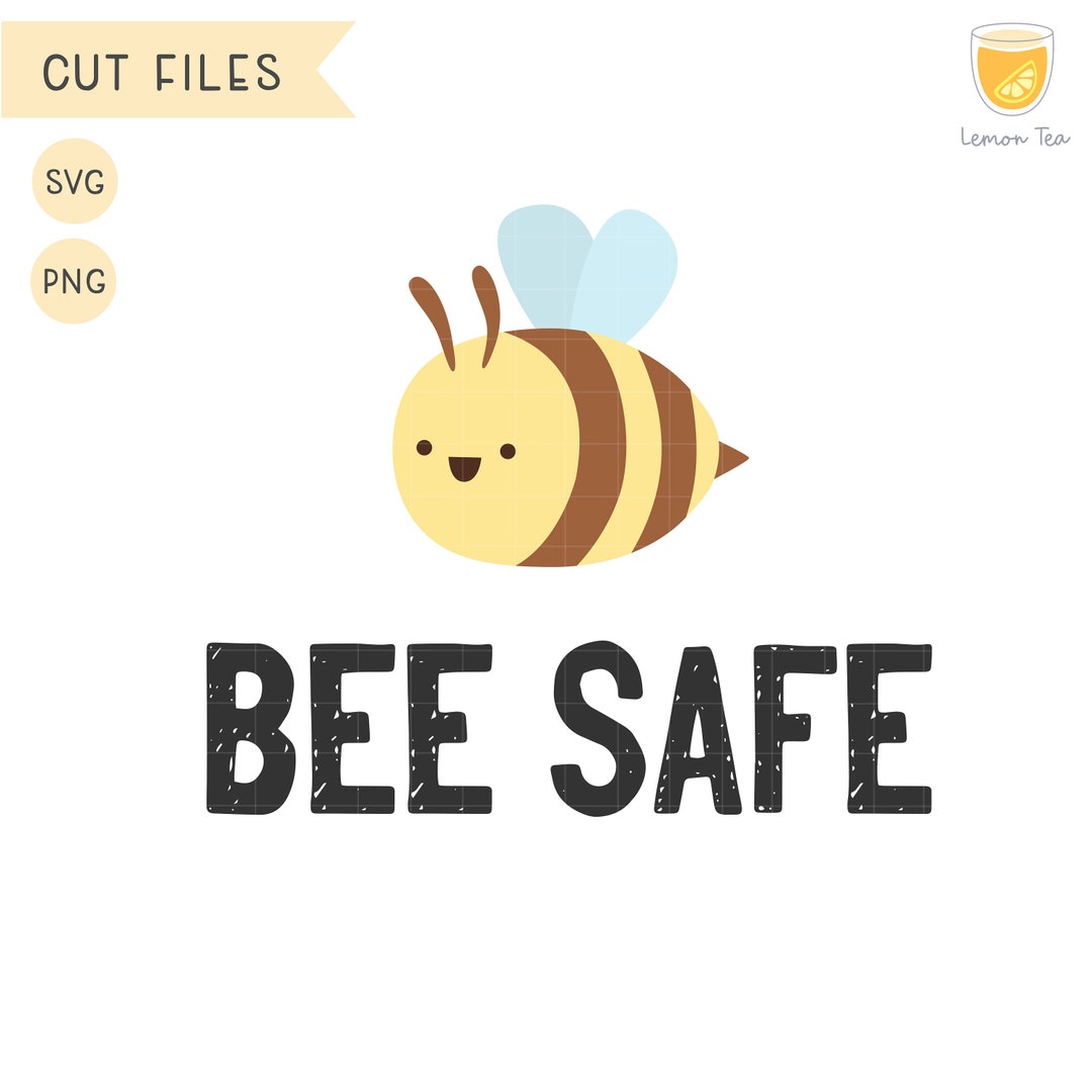 Cute Bee SVG, Clipart, PNG, Vector, Commercial Use, Digital, Instant ...