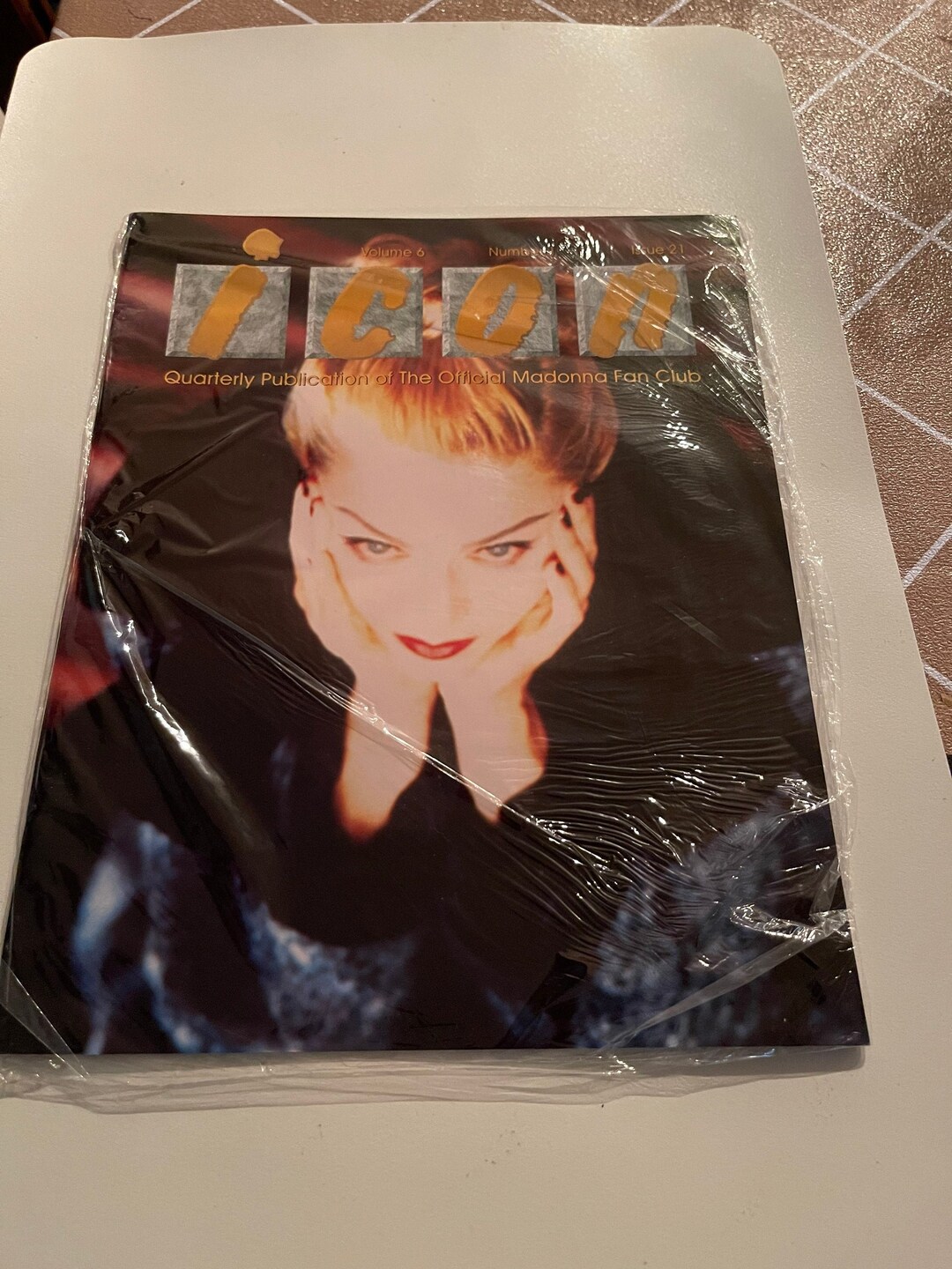 Vintage Madonna Icon 22 Fan Club Magazine Volume 6 Issue 1 Sealed ...