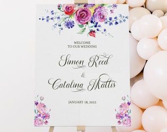 Welcome Sign Editable Template - Etsy