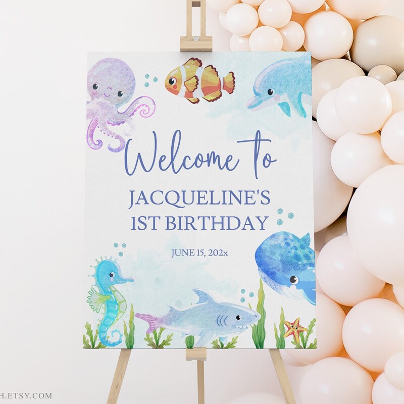 Ocean Theme Birthday - Etsy
