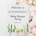 Editable Pear Baby Shower Welcome Sign Perfect Pear Welcome Sign Pear ...
