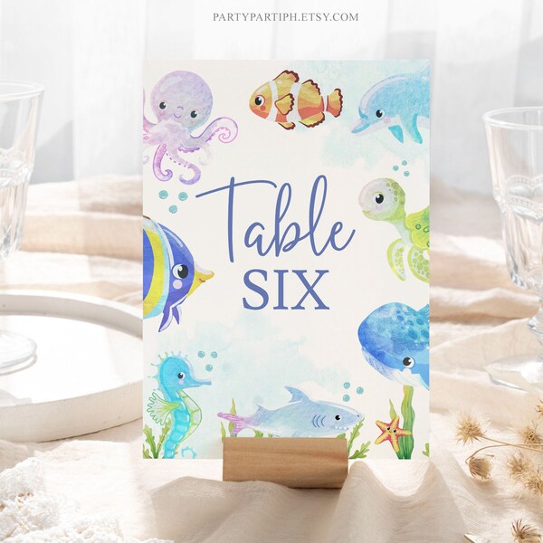 Nautical Table Numbers - Etsy