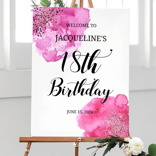 Hot Pink Banner - Etsy