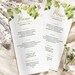 Editable Perfect Pear Baby Shower Menu Card Template Twin Pear Menu ...