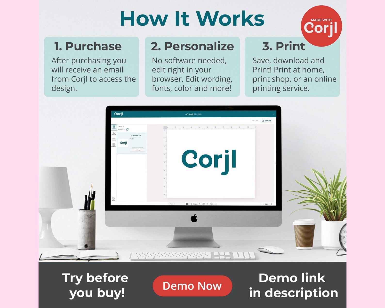 Editable Balloon Custom Sign Balloon Birthday Table Sign Instant ...