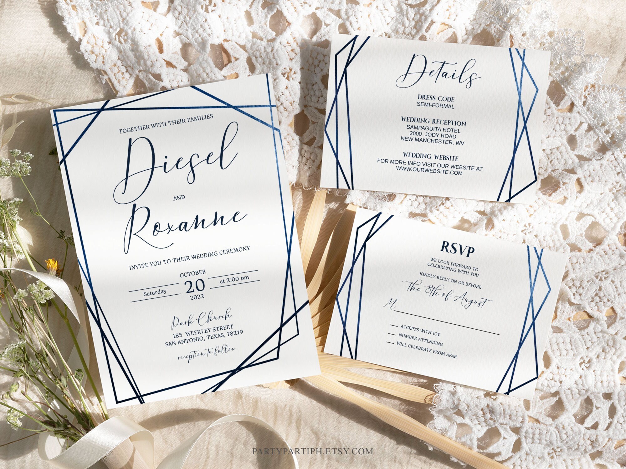 Plantillas De Invitaciones Semiformales Plantilla Editable De