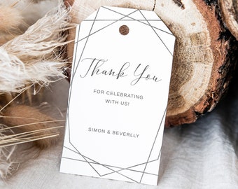 Silver Gift Tags | Etsy