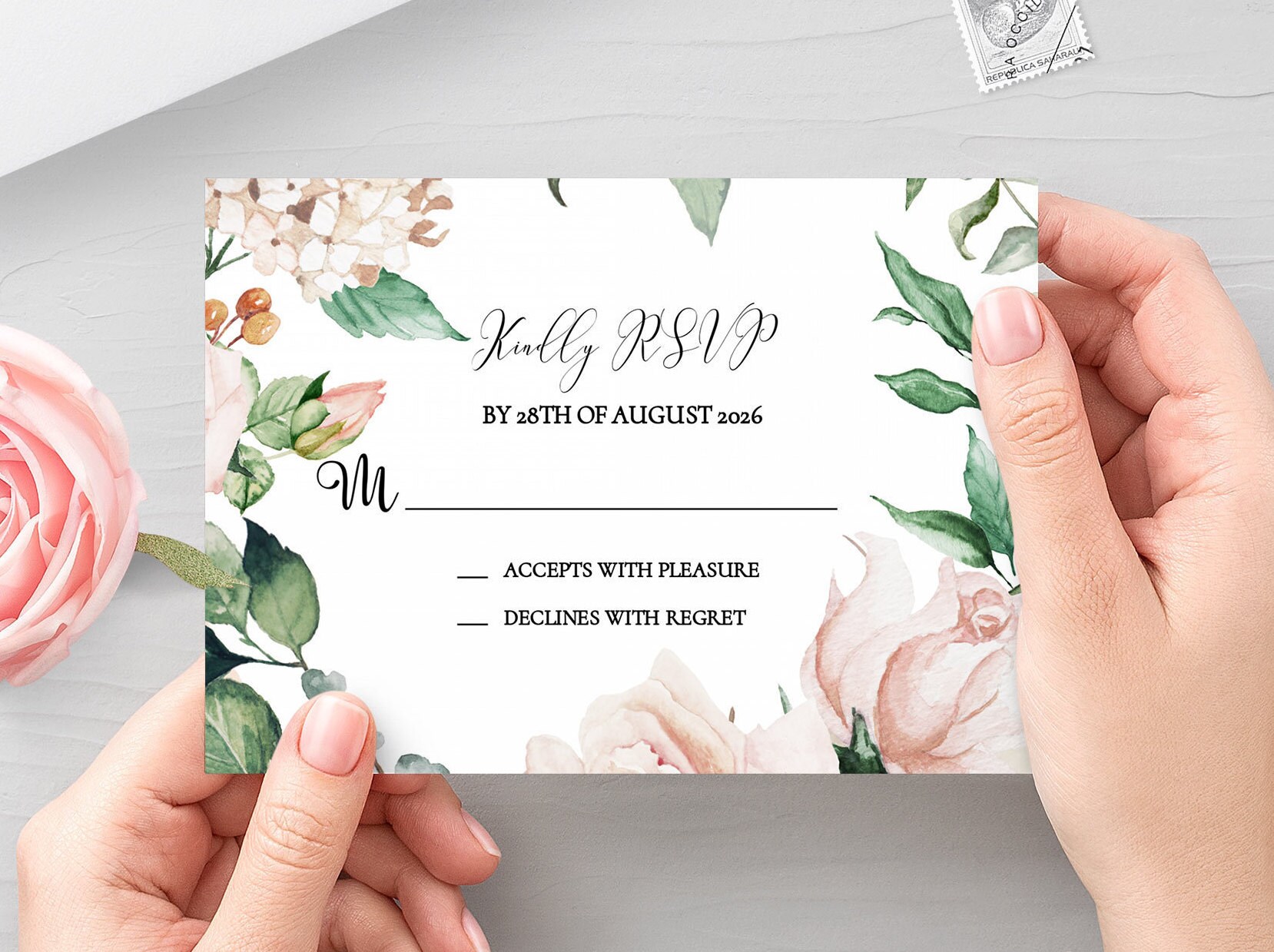 blush-pink-wedding-invitation-template-set-instant-download-etsy