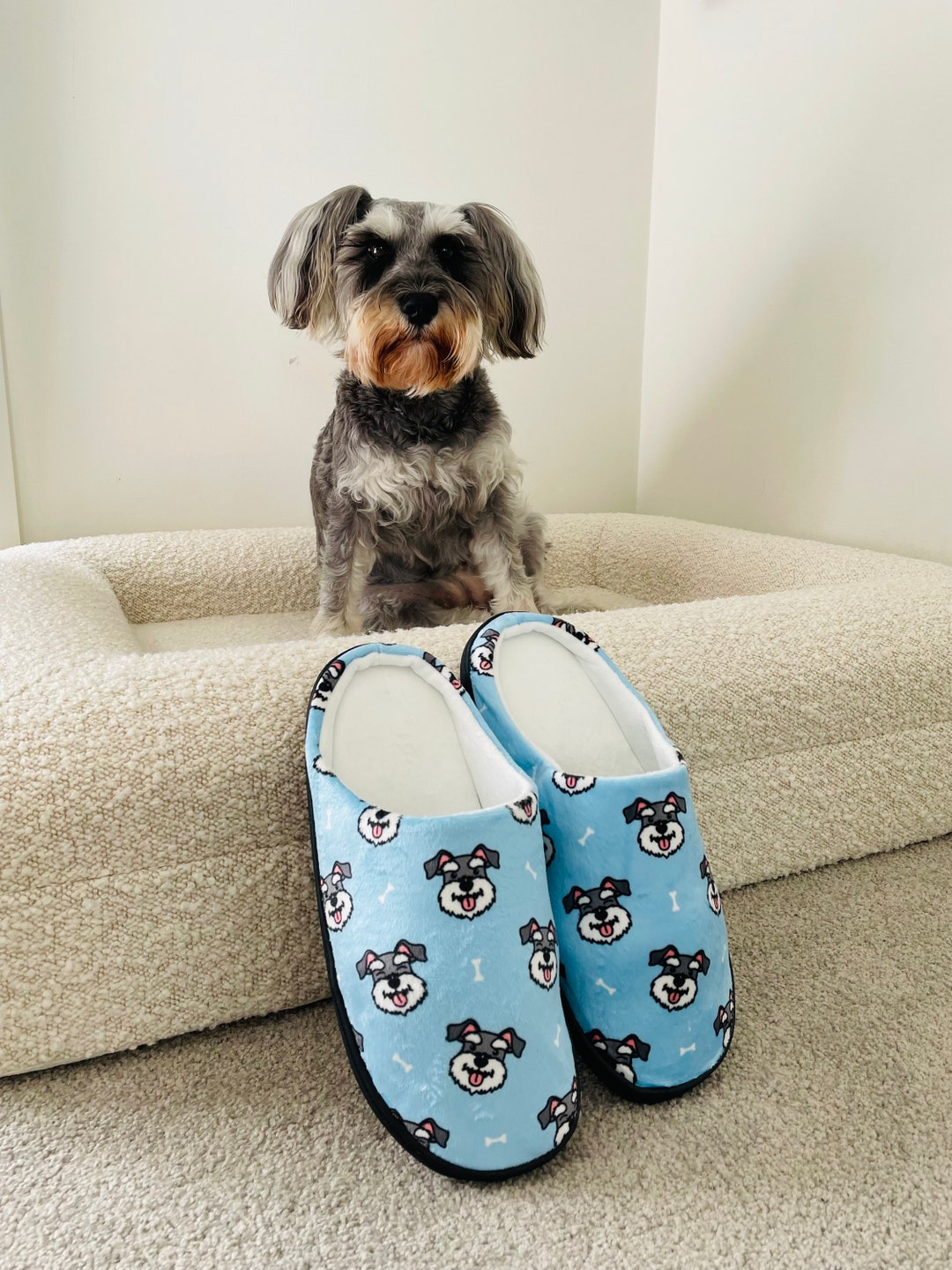 Schnauzer Slippers Best Gift for Schnauzer Lovers Dog Lover Gifts Ideas ...