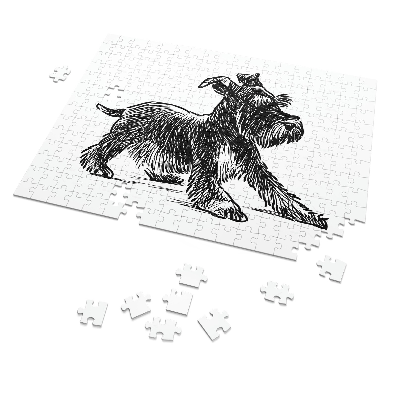 Unique Gifts for Schnauzer Dog Lovers Schnauzer Jigsaw Puzzle (252, 500 ...