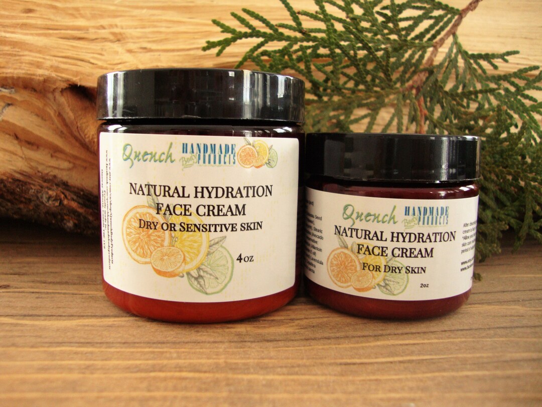 Organic Face Cream: Natural Face Cream for Dry Sensitive Skin, Facial ...