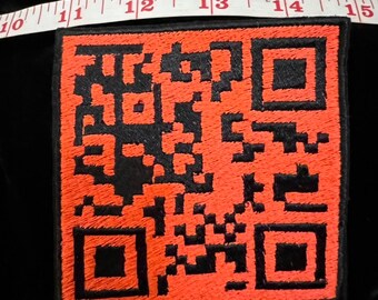 Qr Code Patch Rick Roll - Etsy
