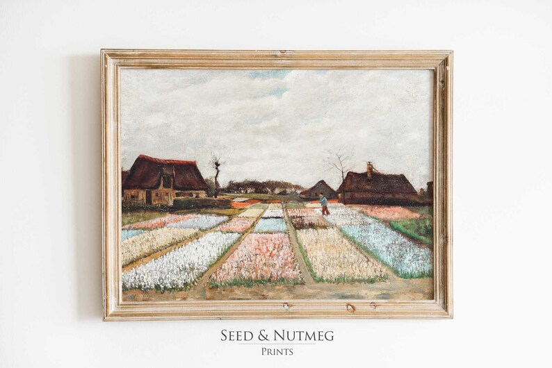 Vintage Spring Flowers Art Print Digital Prints Printable Wall Art ...