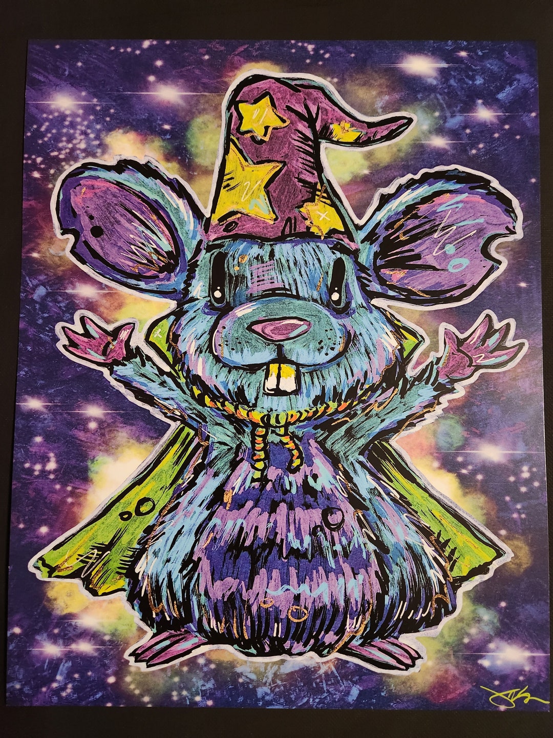 Rat Wizard Print - Etsy