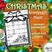 Christmas Coloring PRINTABLE, Scavenger Hunt Game, Color Your Own ...